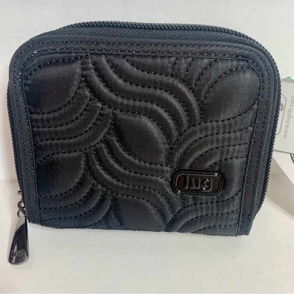 lug | Bags | Nwt Lug Splits Black Wallet With Two Main Compartments ...